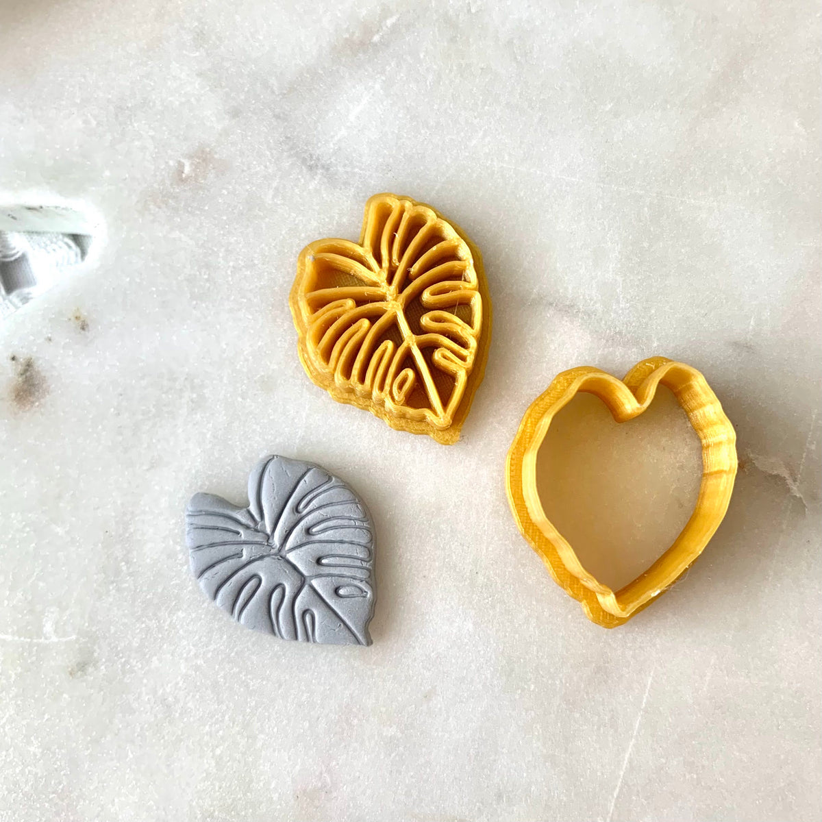 Leaf Stamp and Cutter Set – Goyna Studio