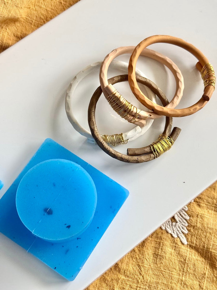 Polymer clay bangles – Goyna Studio