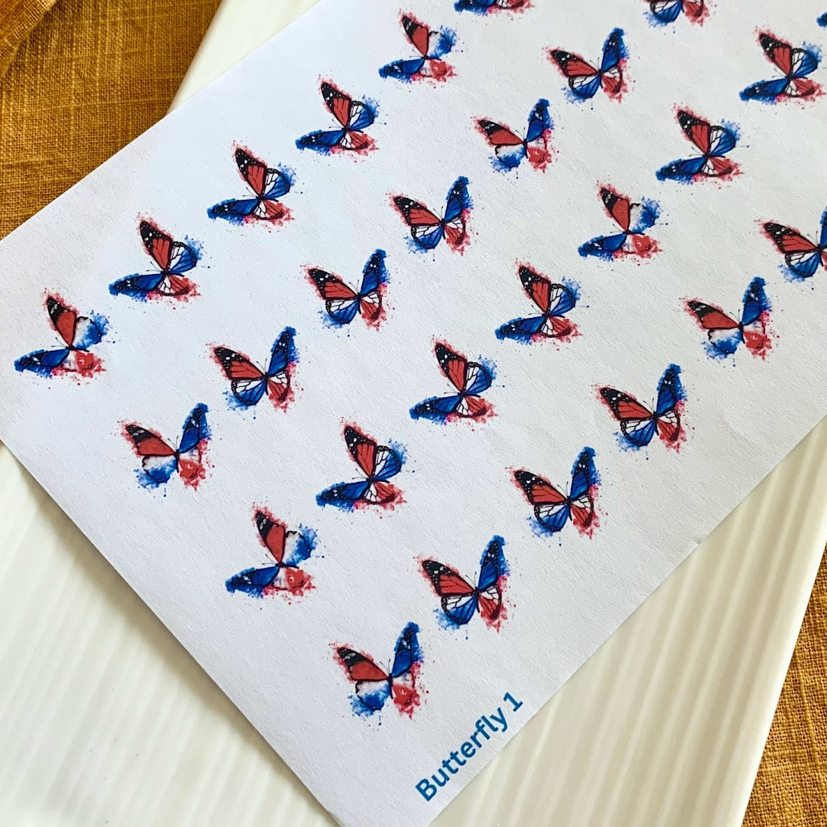 Water Soluble Transfer Paper - Butterfly Pattern 1 – Goyna Studio