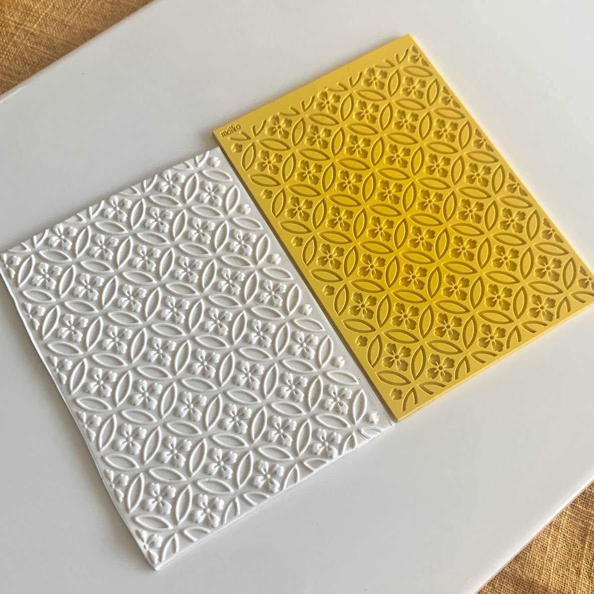 Moiko Texture Mats - Folk Flower – Goyna Studio