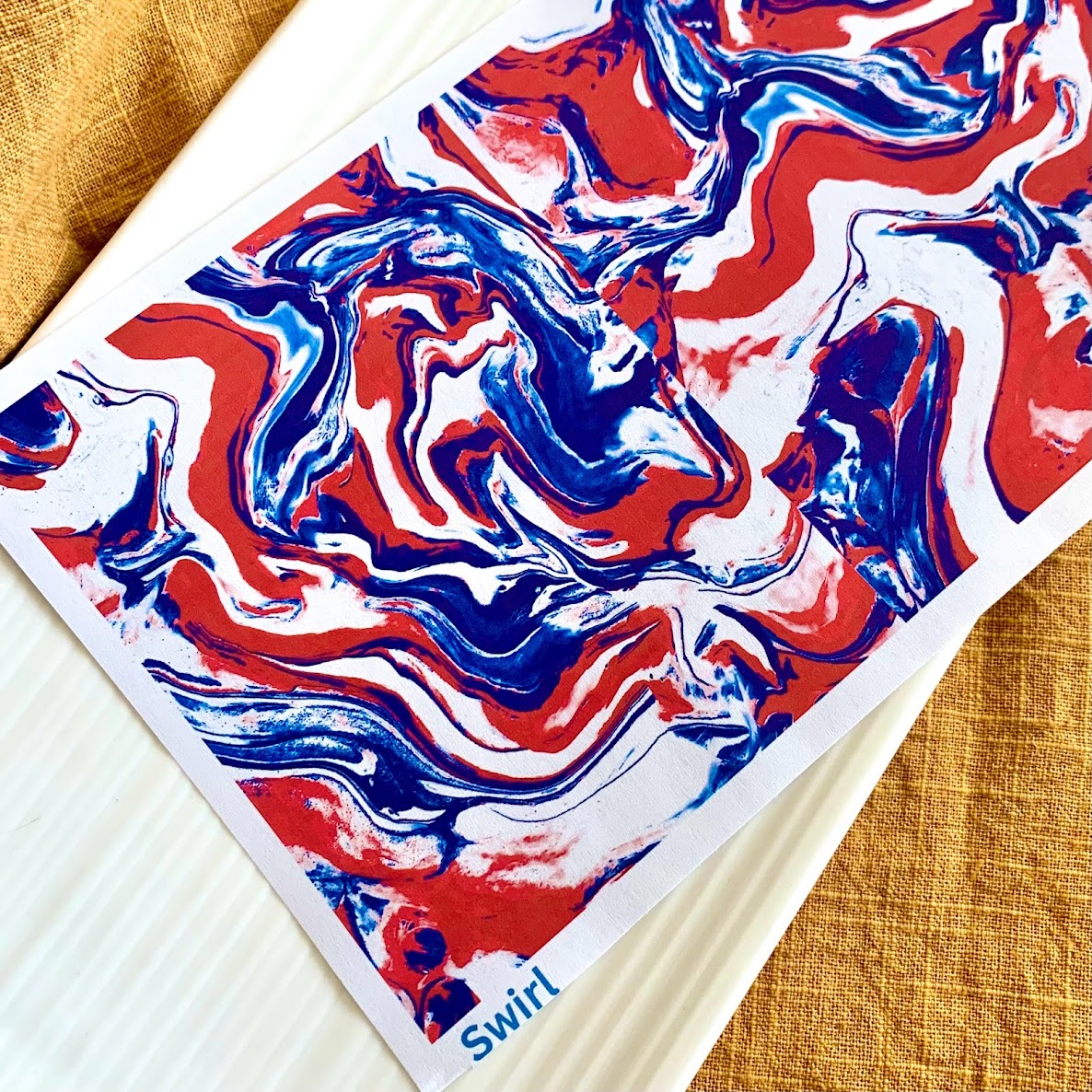 Water Soluble Transfer Paper - Swirl Pattern – Goyna Studio
