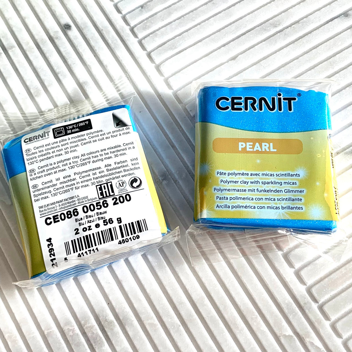 Cernit Clay - Pearl - Blue – Goyna Studio