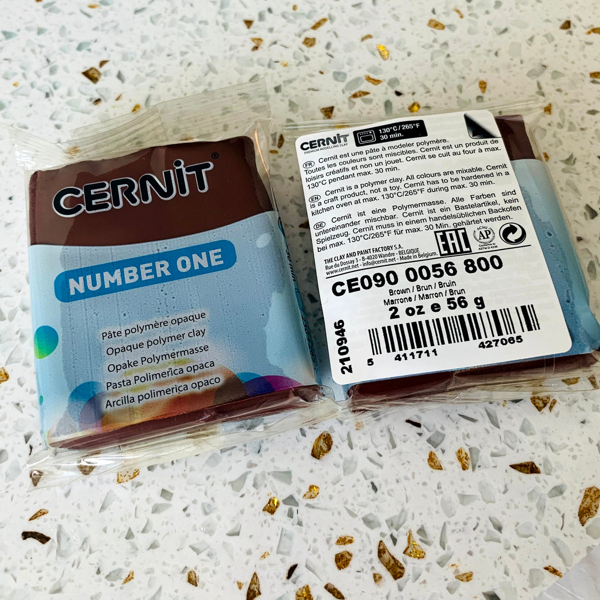 Cernit Clay - Number One - Brown – Goyna Studio