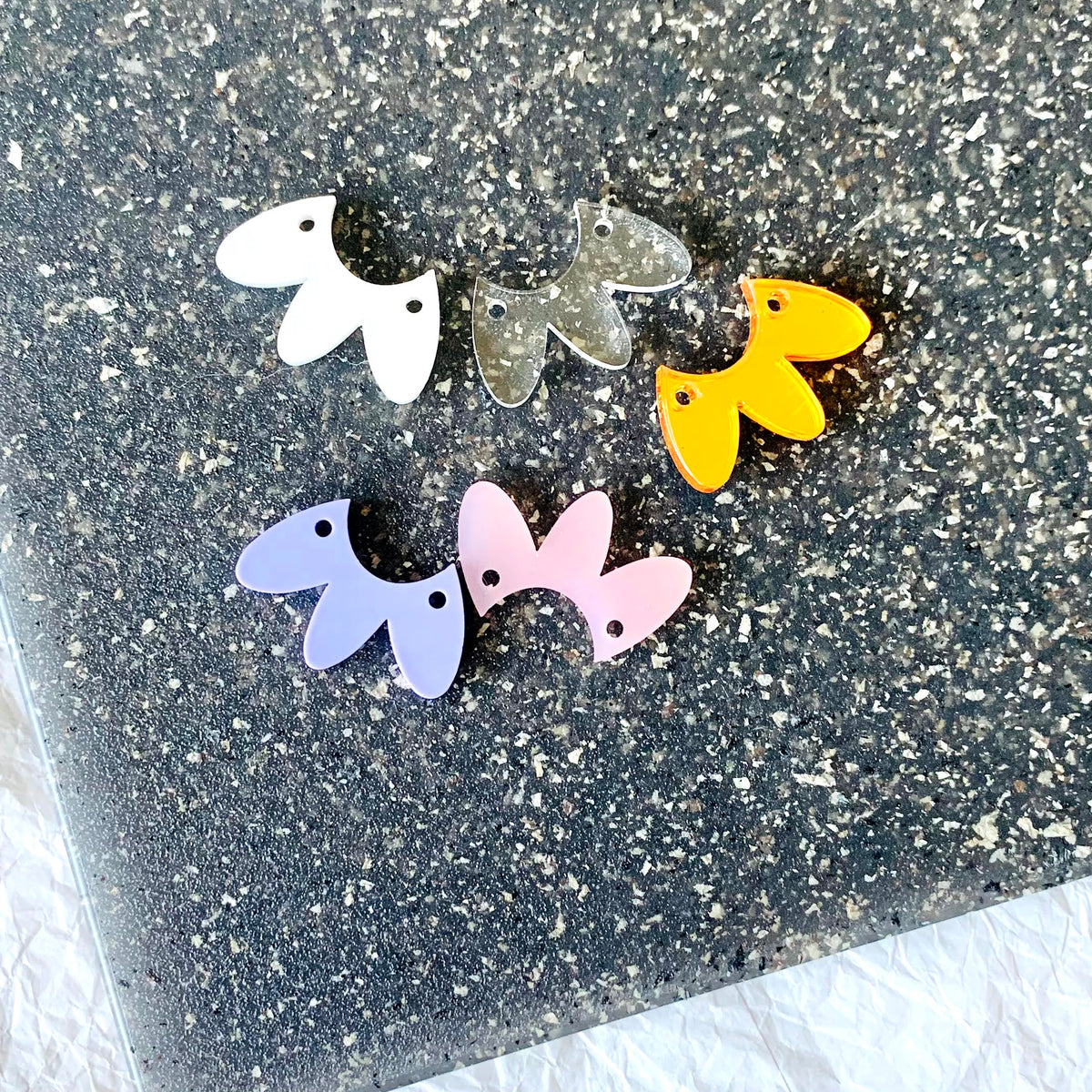 Acrylic Components - Half Flower (2 PCS) – Goyna Studio