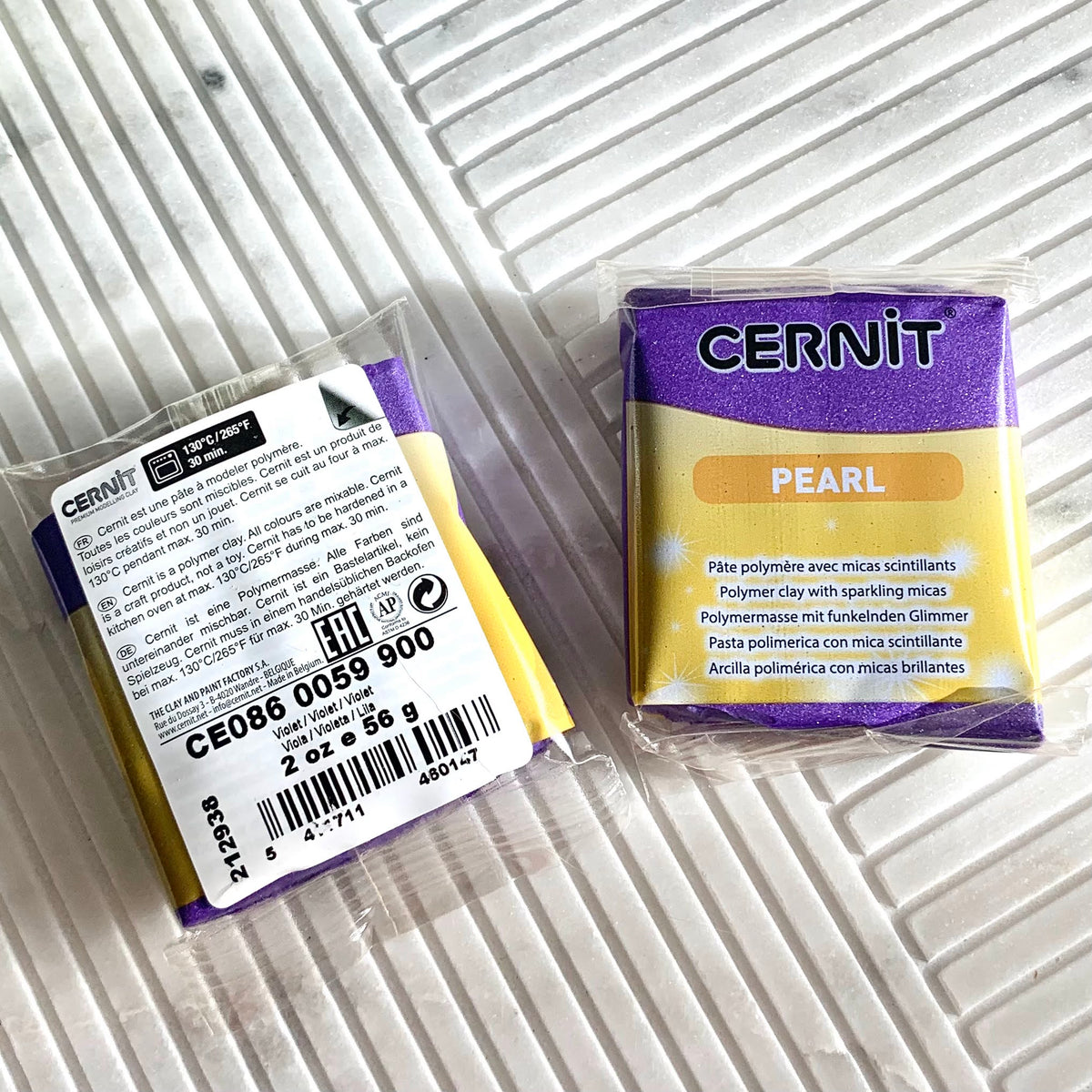 Cernit Clay - Pearl - Violet – Goyna Studio